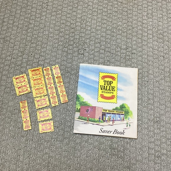 Design | Vintage Top Value Stamps Saver Book With Stamps 196s ...
